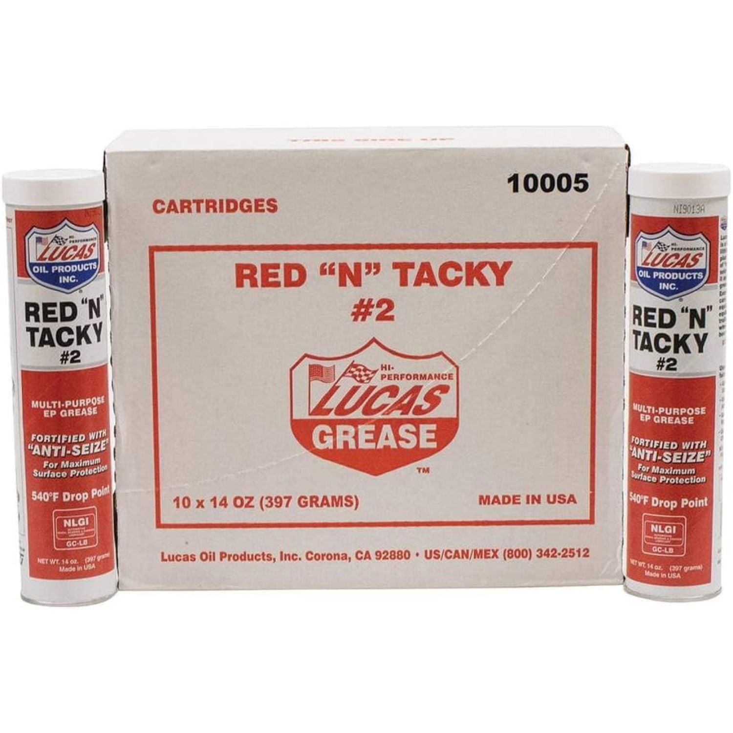 Stens Lucas Oil Red N Tacky Grease, (10 Pack) - Walmart.com