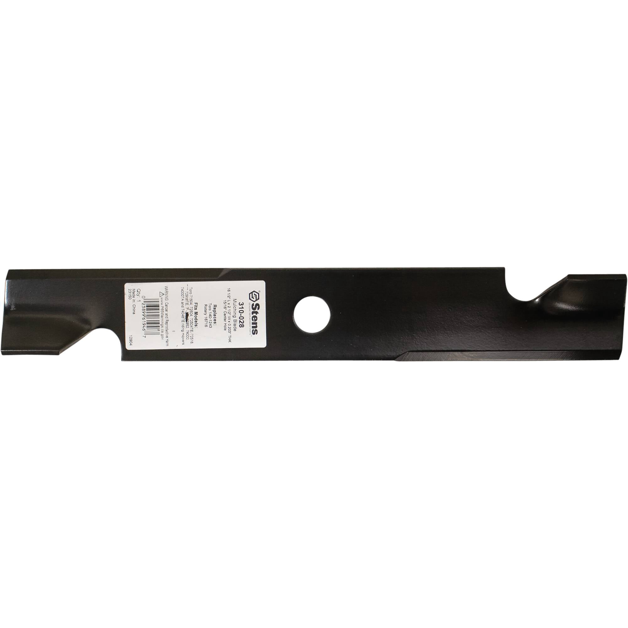 Stens Mulching Blade 310-028 For Toro 71504, 72504, 72504TE, 72518 ...