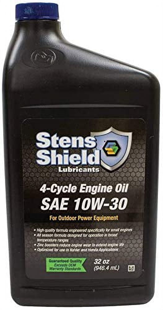Stens Shield 4-Stroke Motor Oil 770-132, SAE 10W-30, 4-Cycle Engine Oil ...