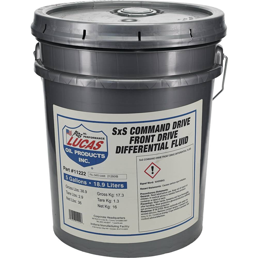 Stens 051-956 Lucas Oil Synthetic SxS Command Drive Front Differential ...