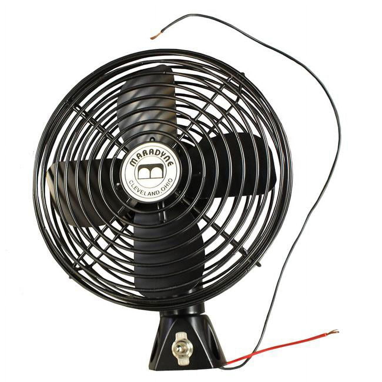 StentensGolf 48V Black Maradyne Fan with 4 Blade and Metal Housing ...