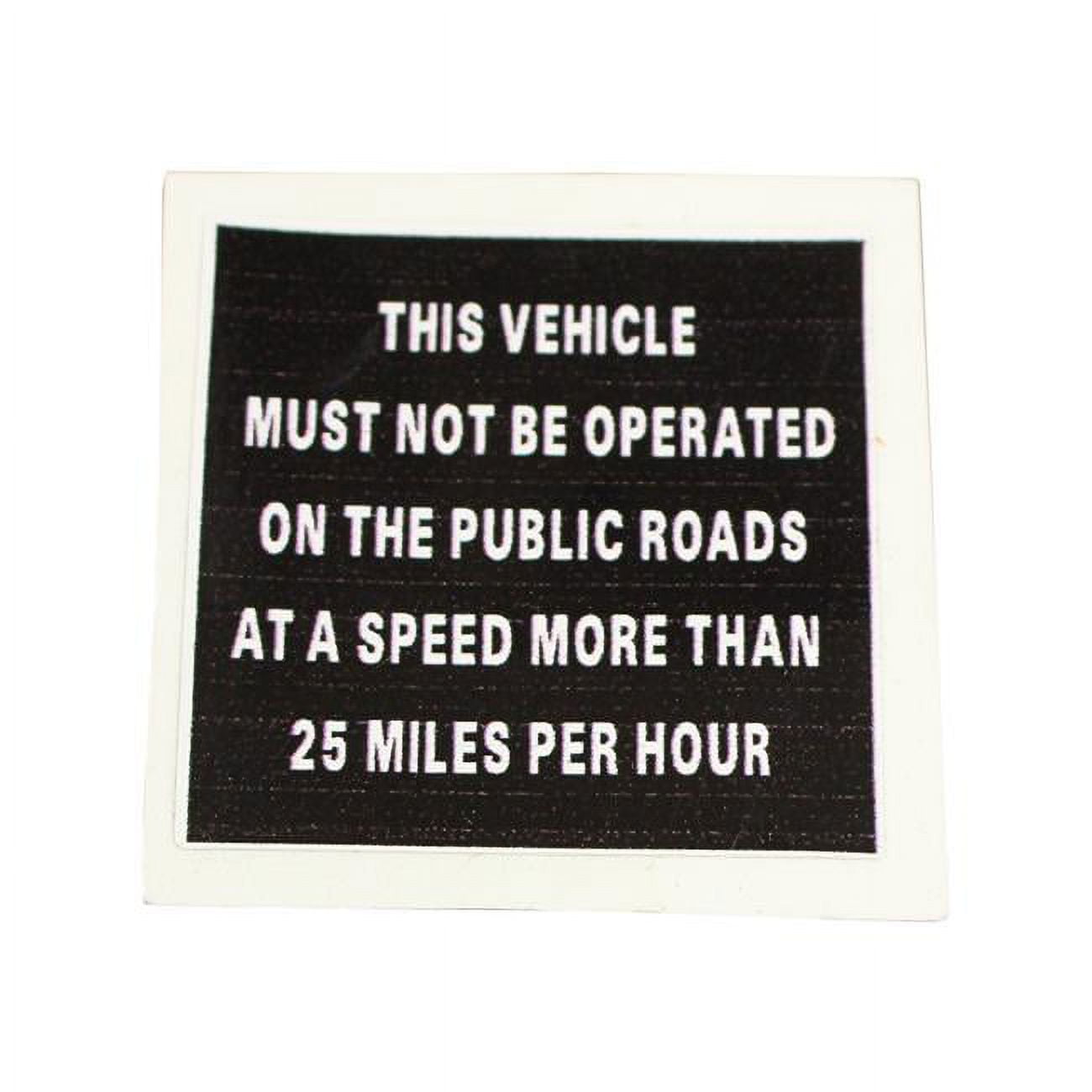 StentensGolf SMV00L Slow Moving Vehicle Sticker, over 25 mph - Walmart.com