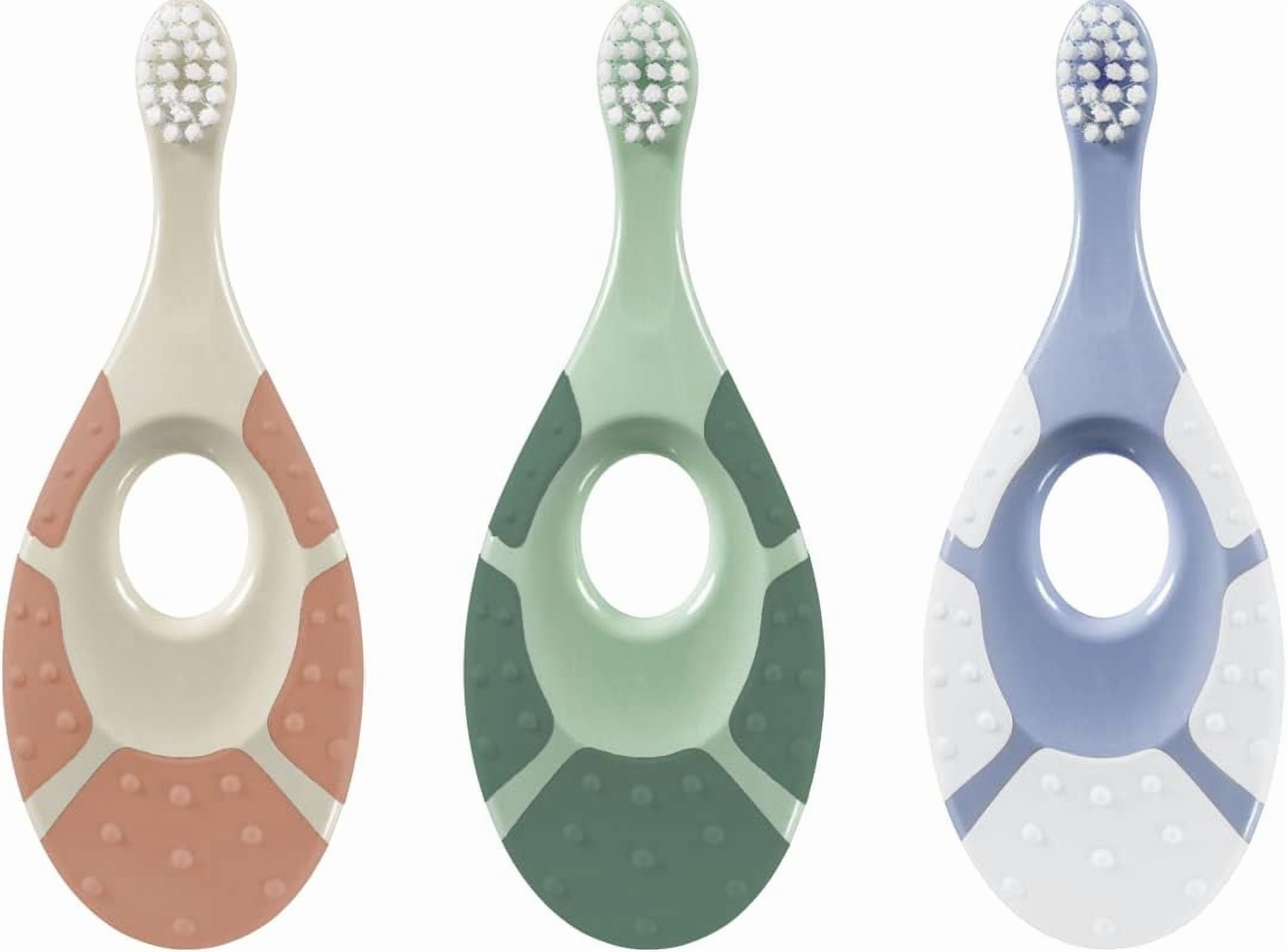 Step 1 Baby Toothbrush | 0-2 Years, Soft Bristles, BPA Free | Green ...