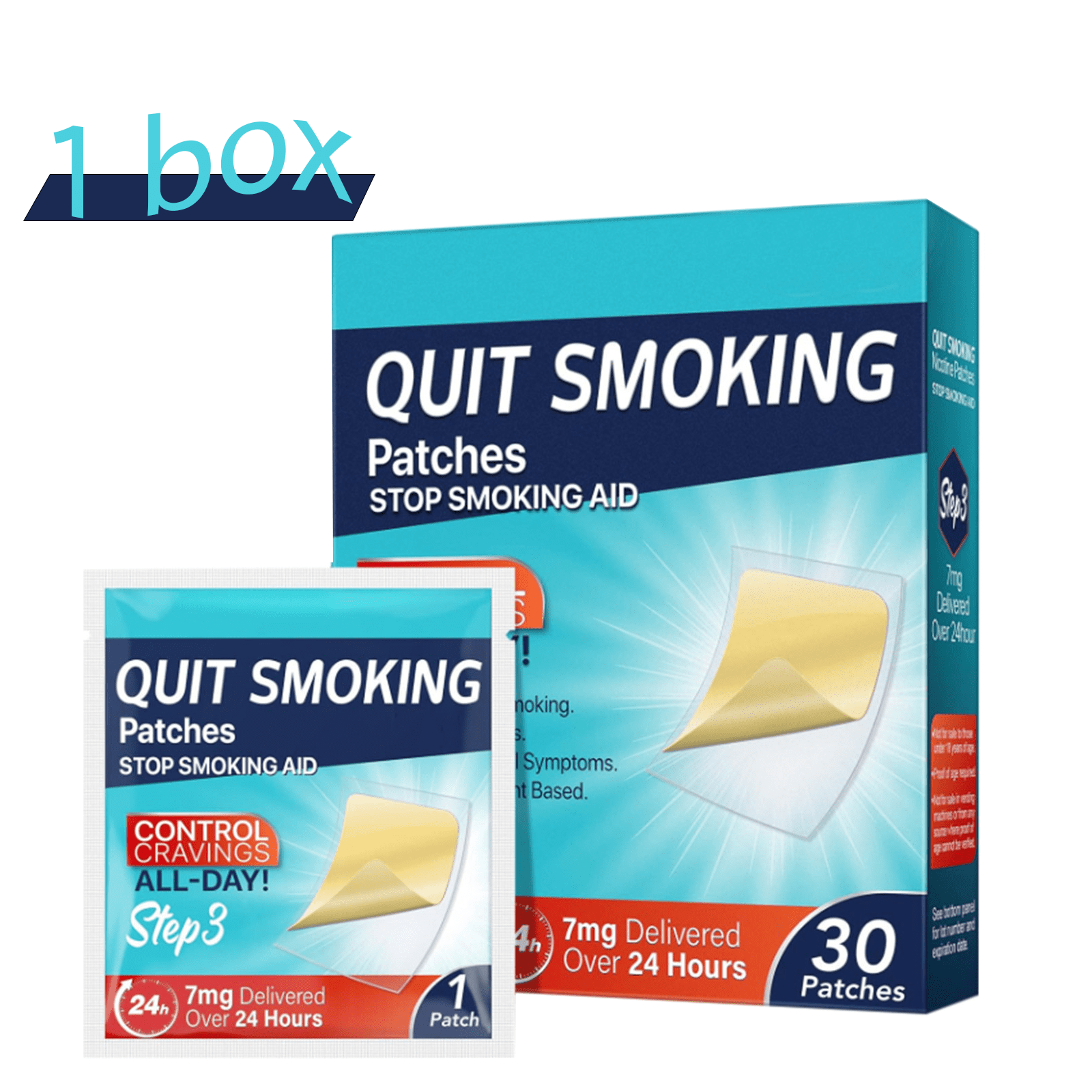 Portable Quit patches - Extended-Release Transdermal Support for Daily ...