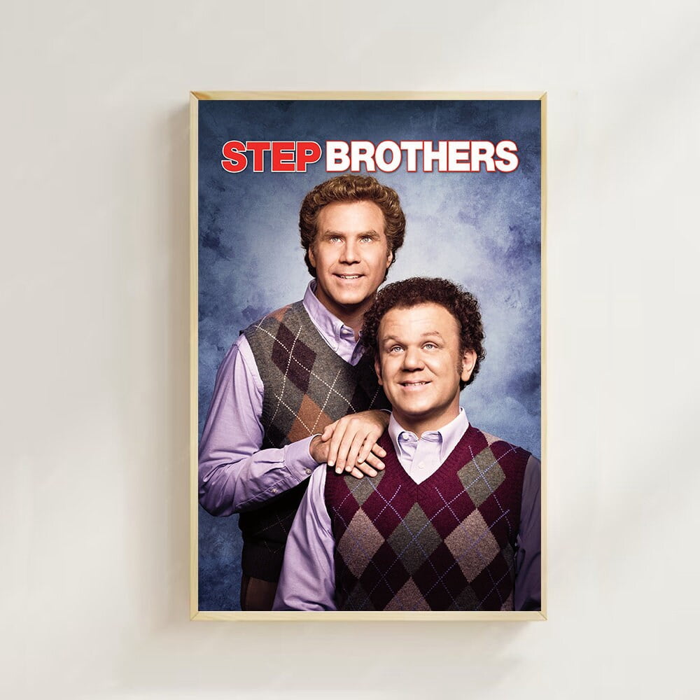 Step Brothers (2008) Movie Poster Art Prints, Home Decor, Vintage Movie ...