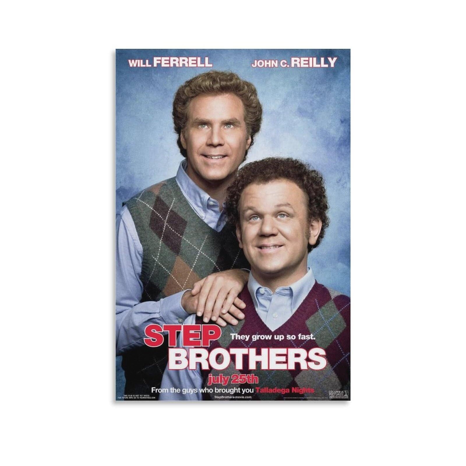 Step Brothers 2008 Movie Poster Poster Decorative Painting Canvas Wall ...