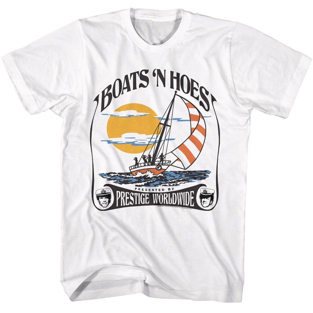 Step Brothers Boats N Presented By White Movie Shirt - Walmart.com