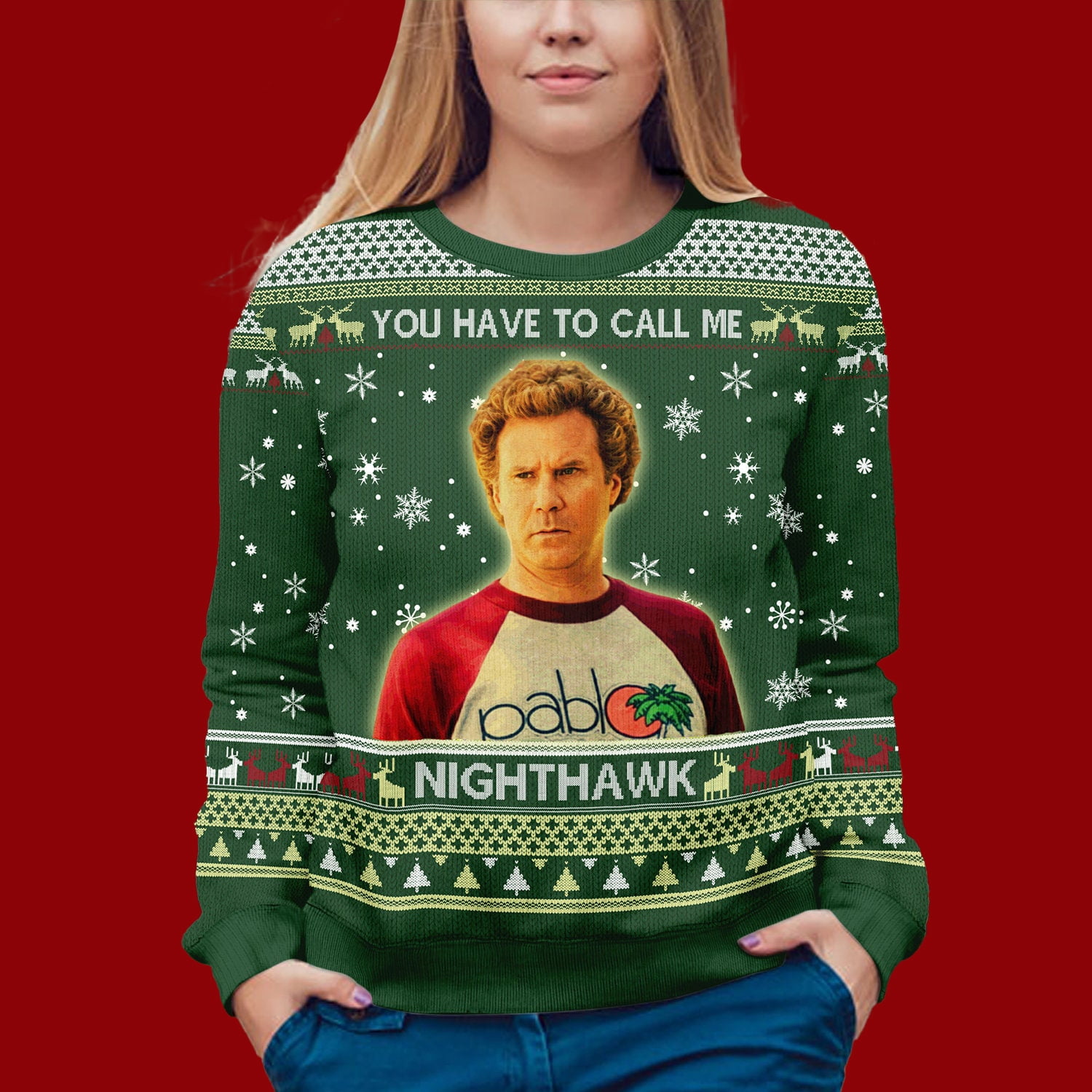 Step Brothers Christmas Ugly Sweater, Brennan Huff You Have To Call Me ...