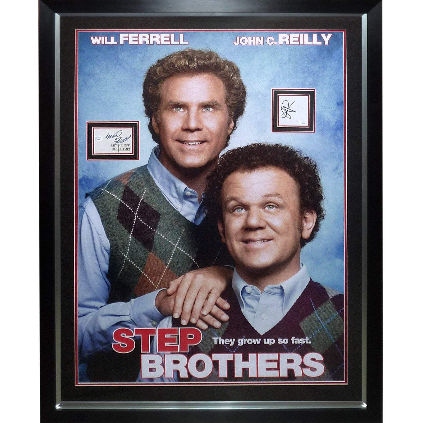 Step Brothers Full-Size Movie Poster Deluxe Framed with Will Ferrell ...