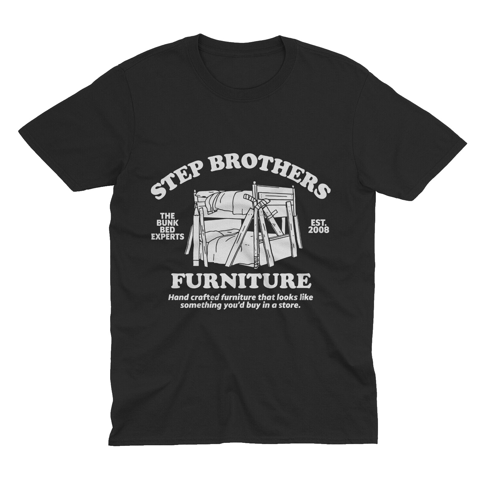 Step Brothers | Furniture Bunk Bed Experts T Shirt | Will Ferrell Fan T ...
