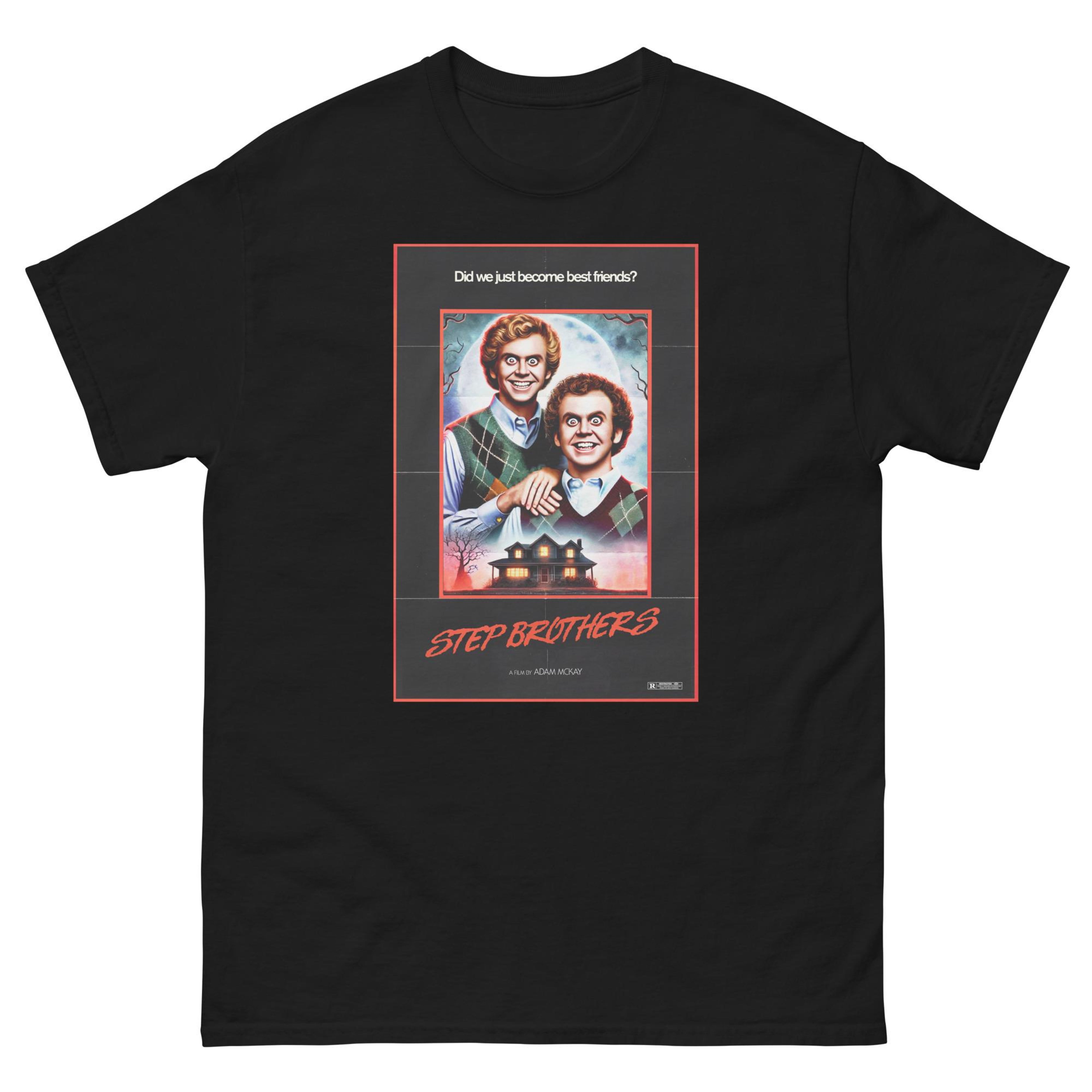 Step Brothers, Horror Parody Tee, 1980s Style, Retro Vintage, Halloween Gift, B-Movie, Cult ...