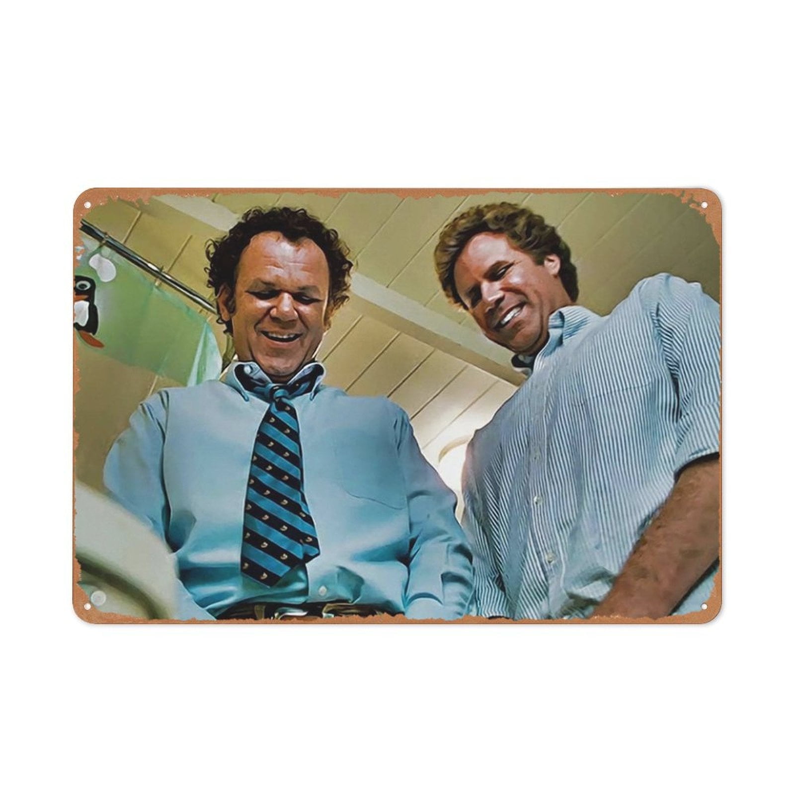 Step Brothers Toilet Funny Movie Poster Retro Metal Sign Vintage Tin ...