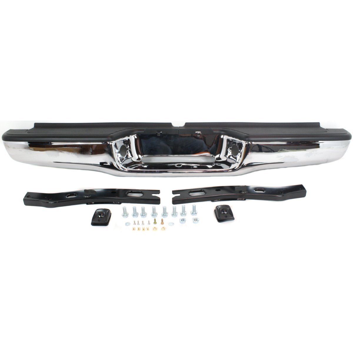 Step Bumper Assembly For 1995-04 Toyota Tacoma Fleetside Chrome Steel ...