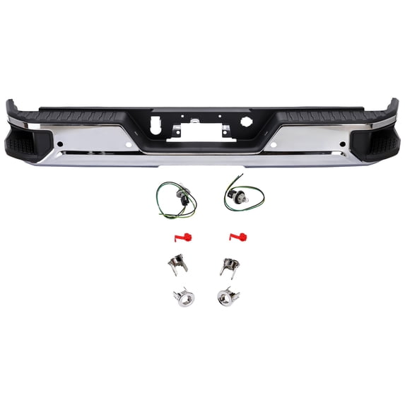 Step Bumper Chrome Face Bar and Pads With mounting bracket(s) for 2020 ...