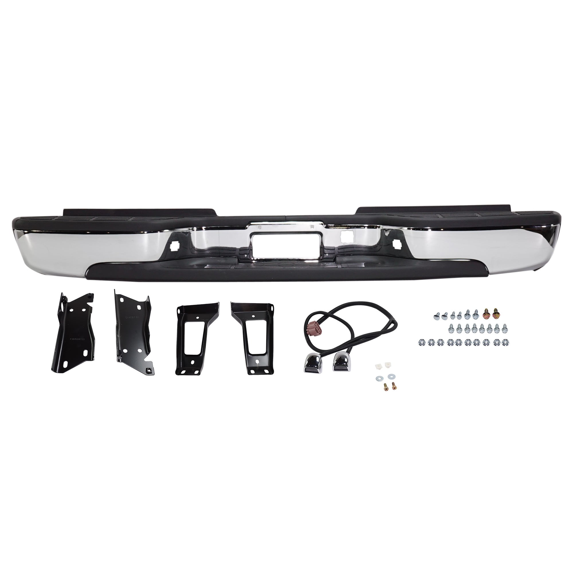 Step Bumper Compatible with CHEVROLET SILVERADO/SIERRA 2500 HD/3500 ...