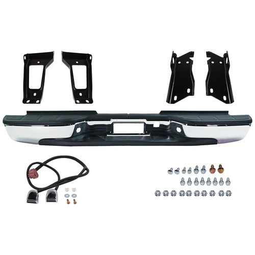 Step Bumper For Chevrolet Silverado 2500 HD 2001-2006 Rear Fleetside ...