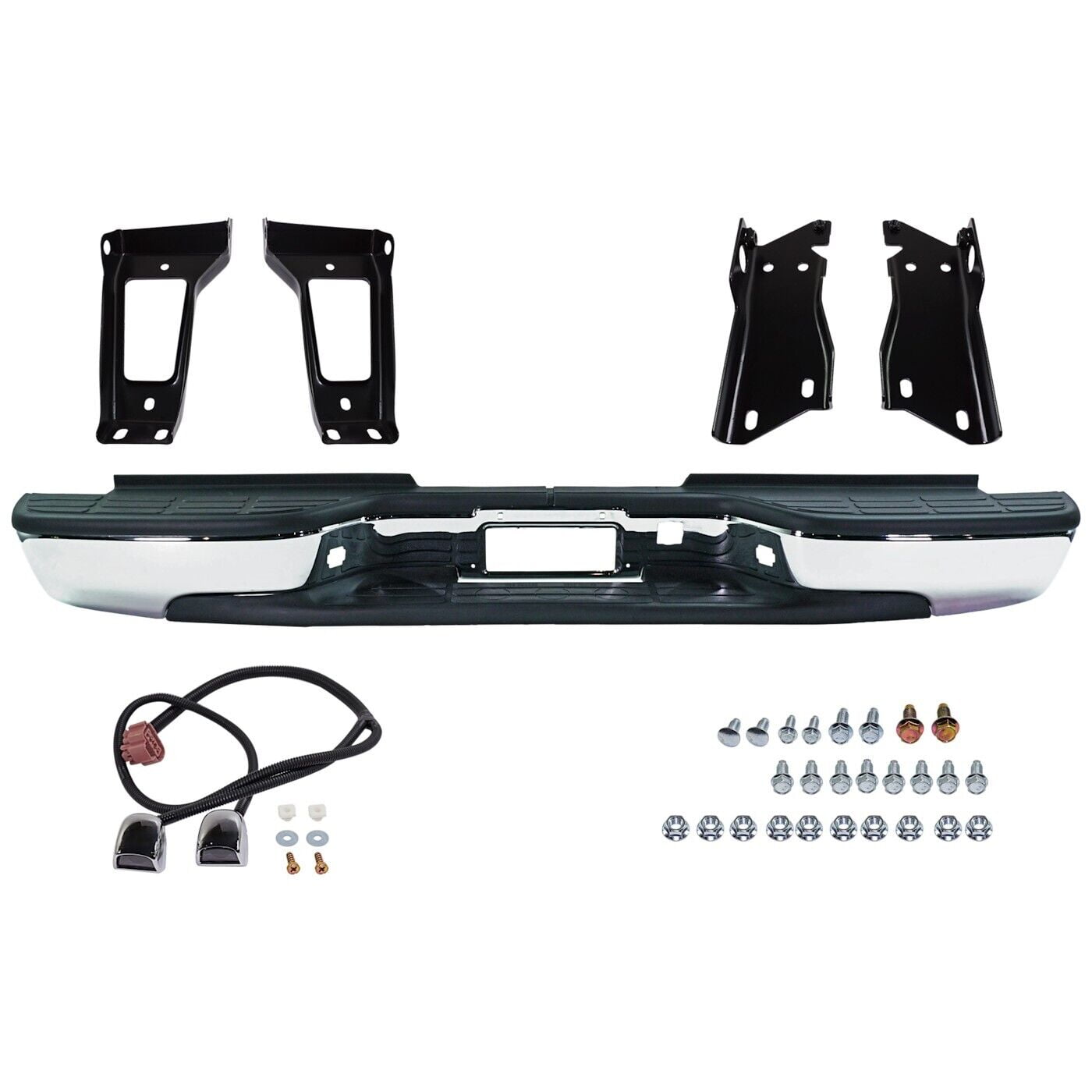 Step Bumper for 2001-2006 Norcon For Silverado 2500 HD - Chrome ...