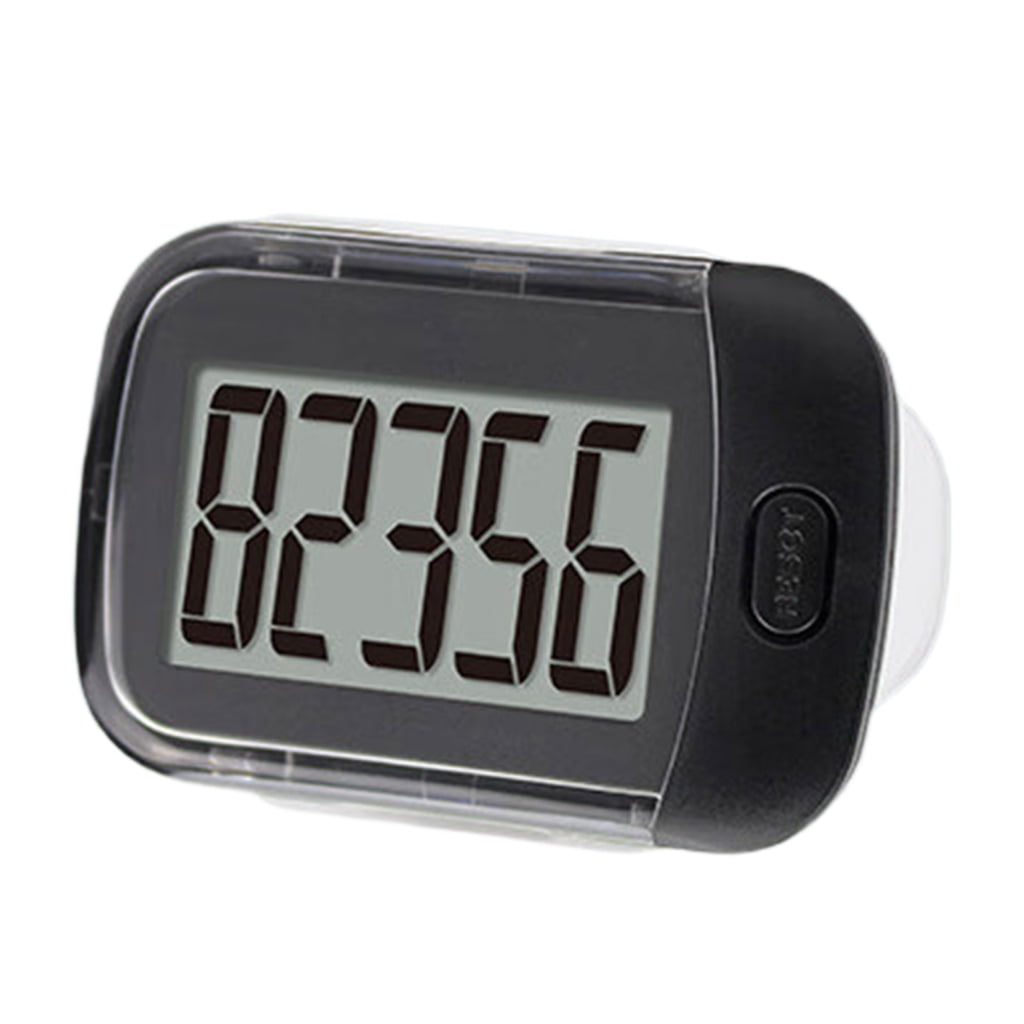 Step Counter With Back Clip and Large LCD Screen For Outdoor Sports ...