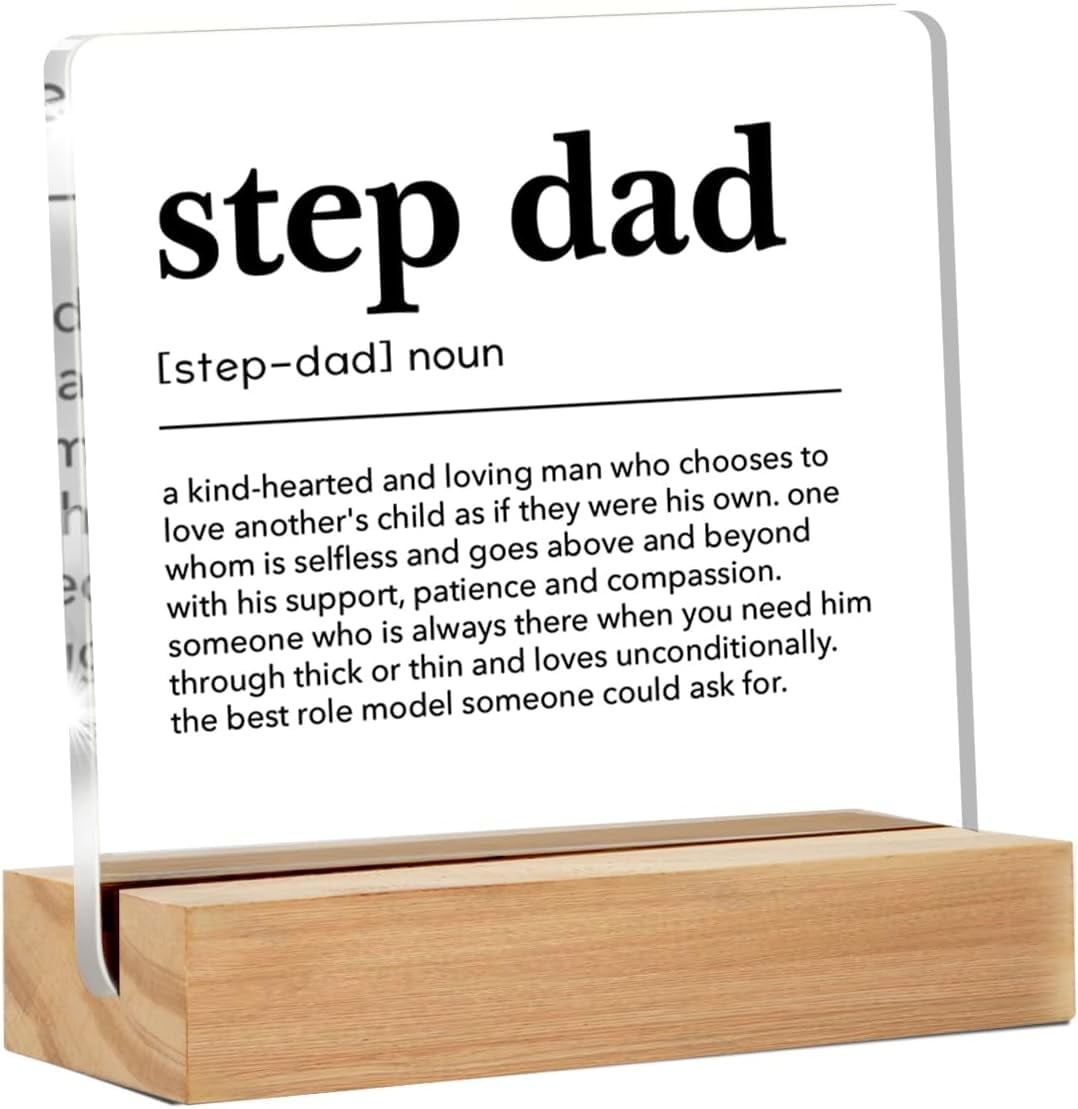Step Dad Gifts From Daughter Son, Thank You Gifts for Stepdad Birthday ...