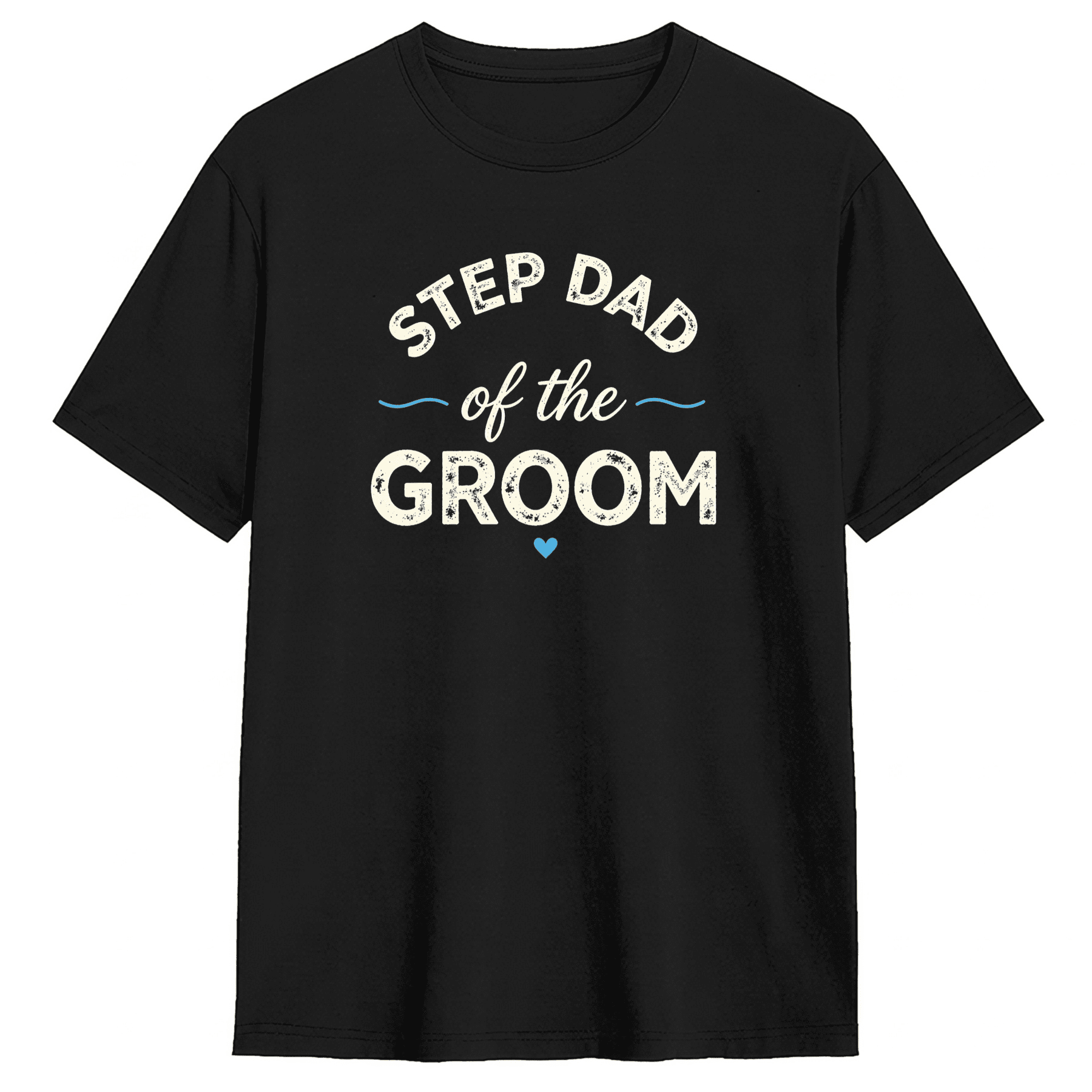 Step Dad Of The Groom Retro Graphic Tee for Men, Fun Family Gift Cotton ...