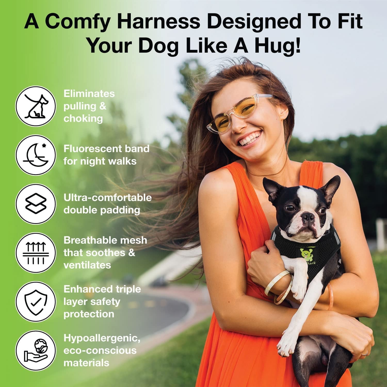 Step in Dog Harness - Eco-Friendly Small Breed Harnesses for Small and ...