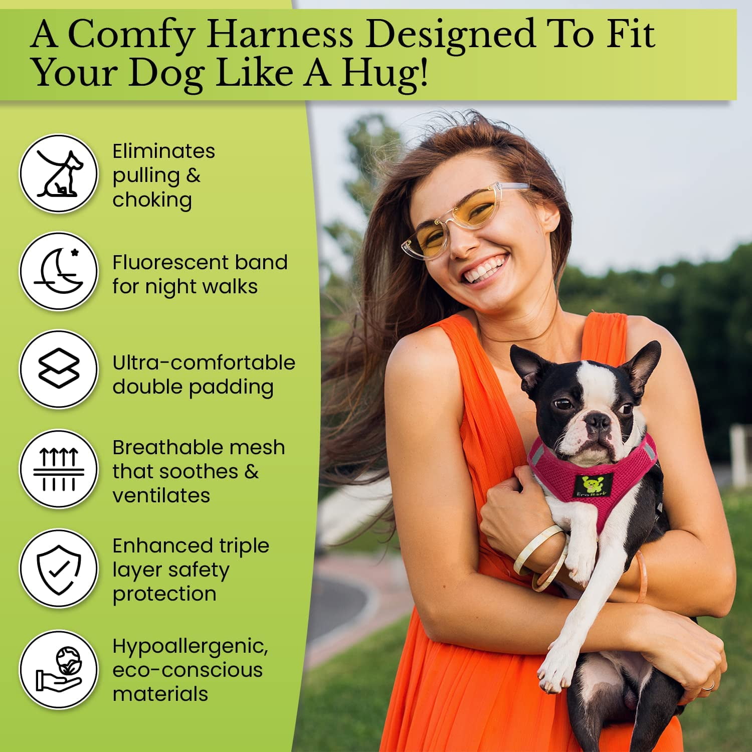 Step in Dog Harness - Soft Mesh Dog Vest Harnesses for Puppies and ...
