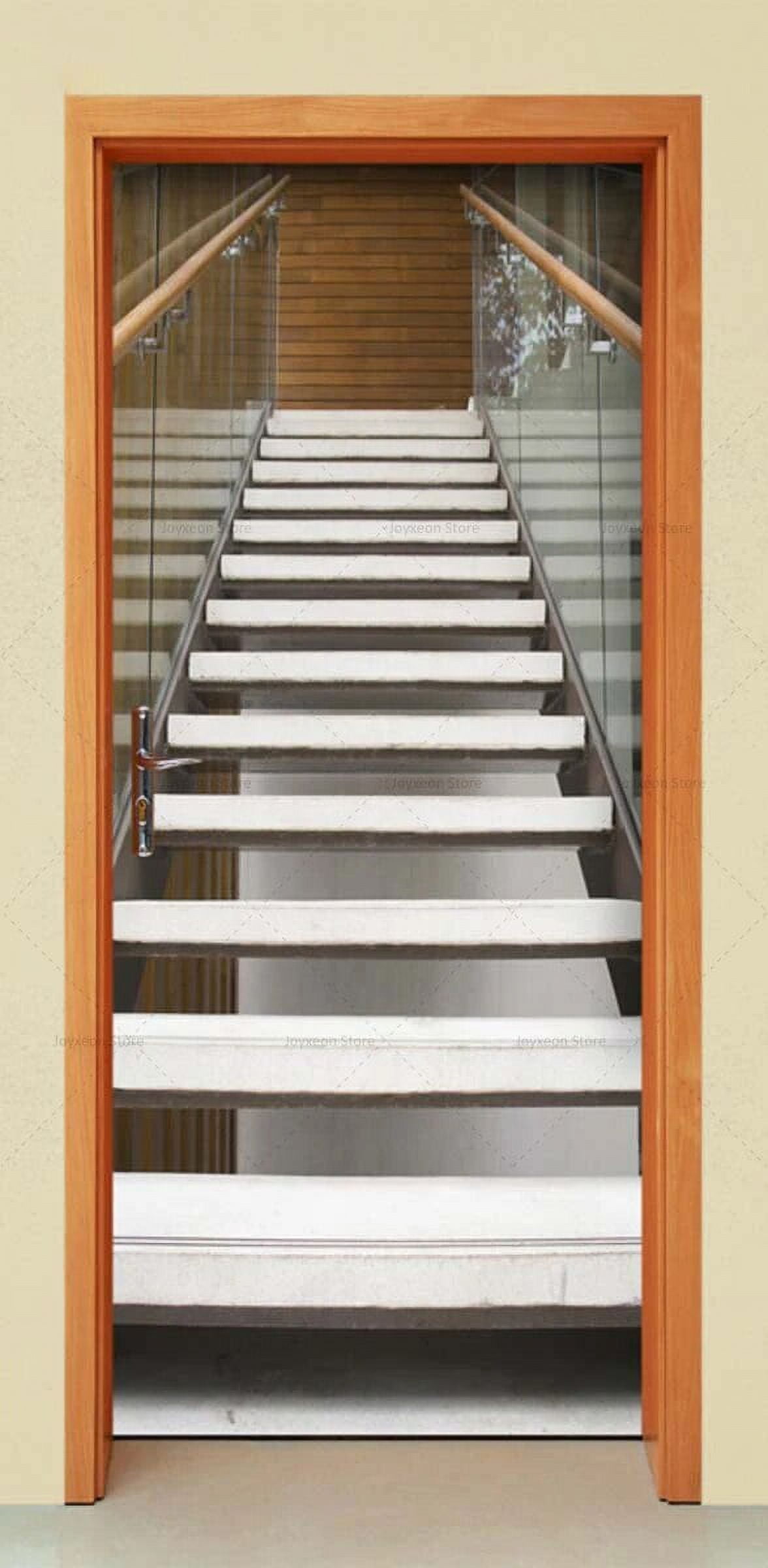 Step Door Sticker Matte Film Material Vinyl PVC Waterproof Self ...