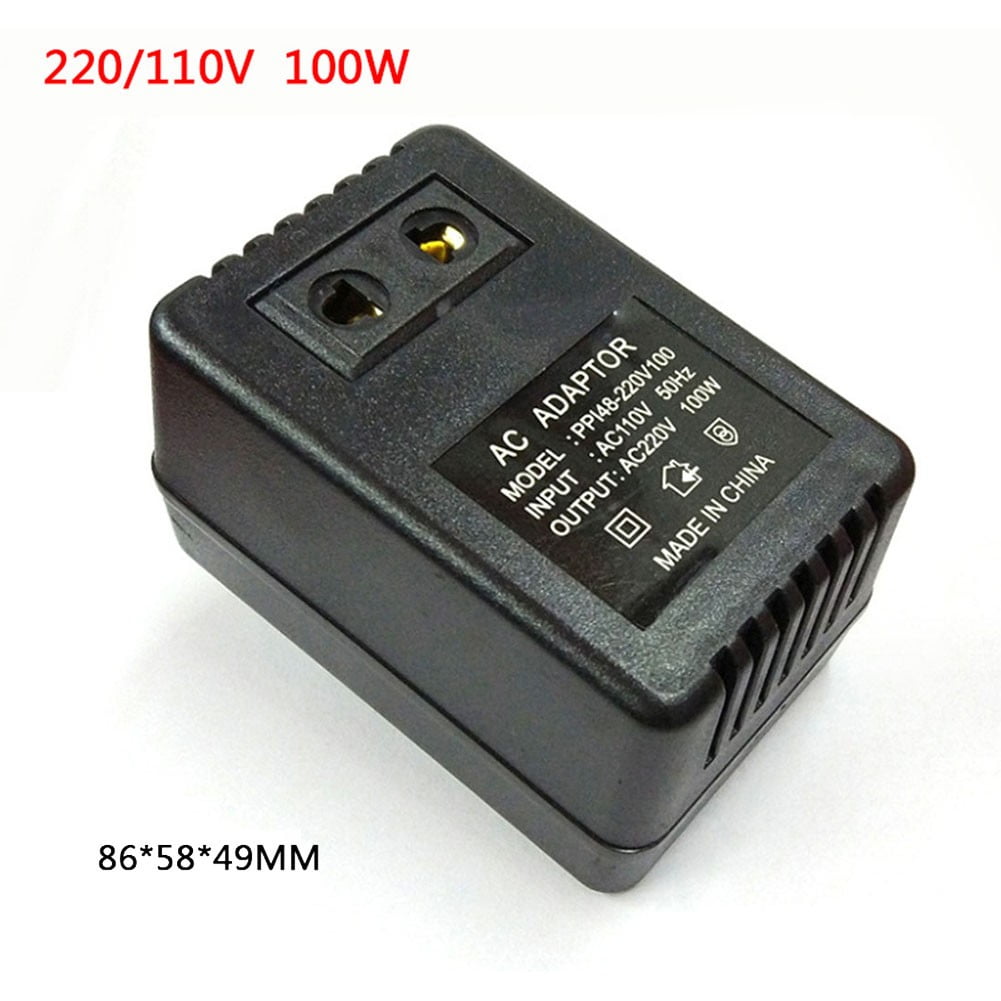 Step Down/Step Up Transformer Travel Adapter 100W 220V To 110V Voltage ...