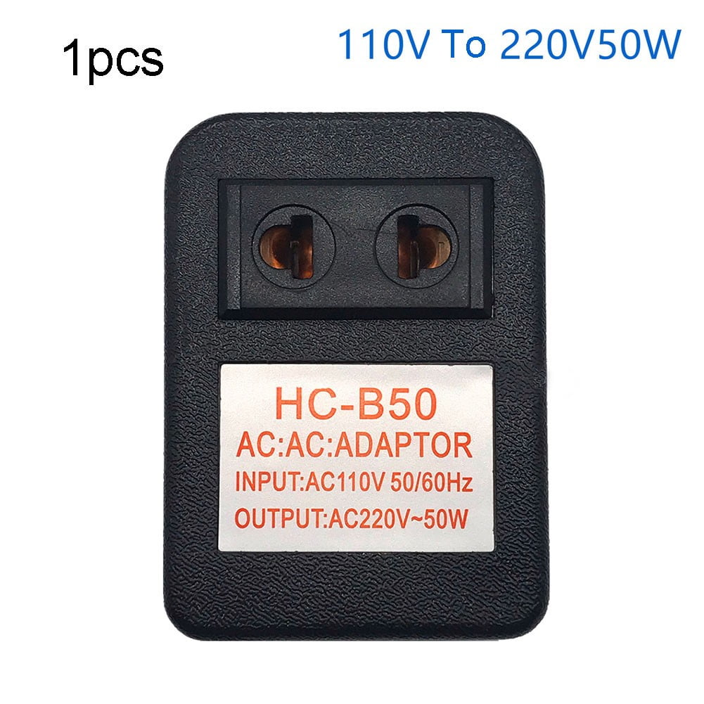Step-Down Transformer Travel Adapter 50W AC 220V to 110V/110V To 220V Converter - Walmart.com