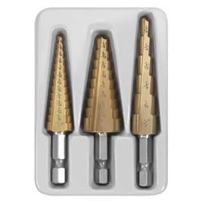 Step Drill Set, 3 Piece - Walmart.com
