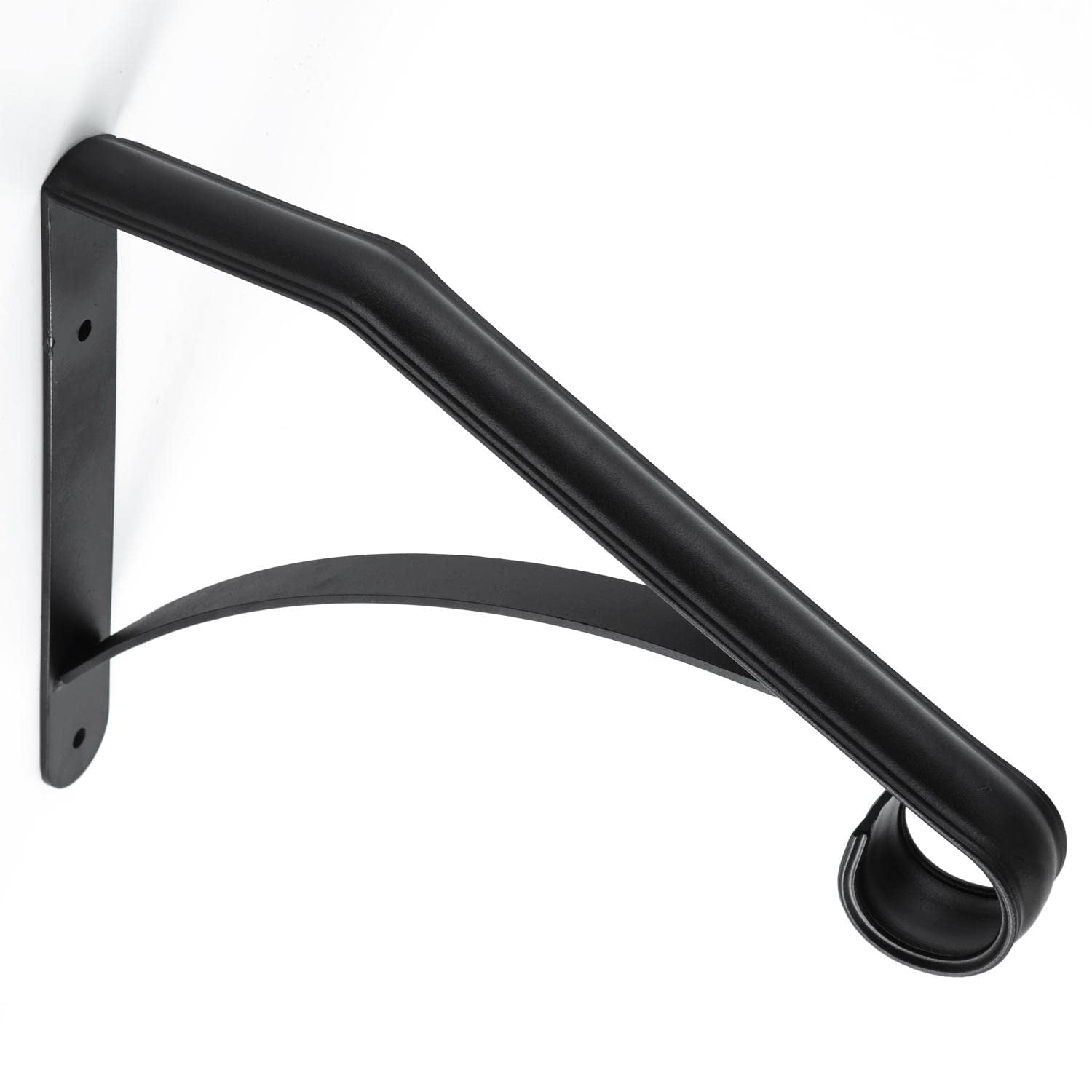 Step Handrail Wrought Iron Handrail Fit 1 or 2 Steps Wall Mounted for ...