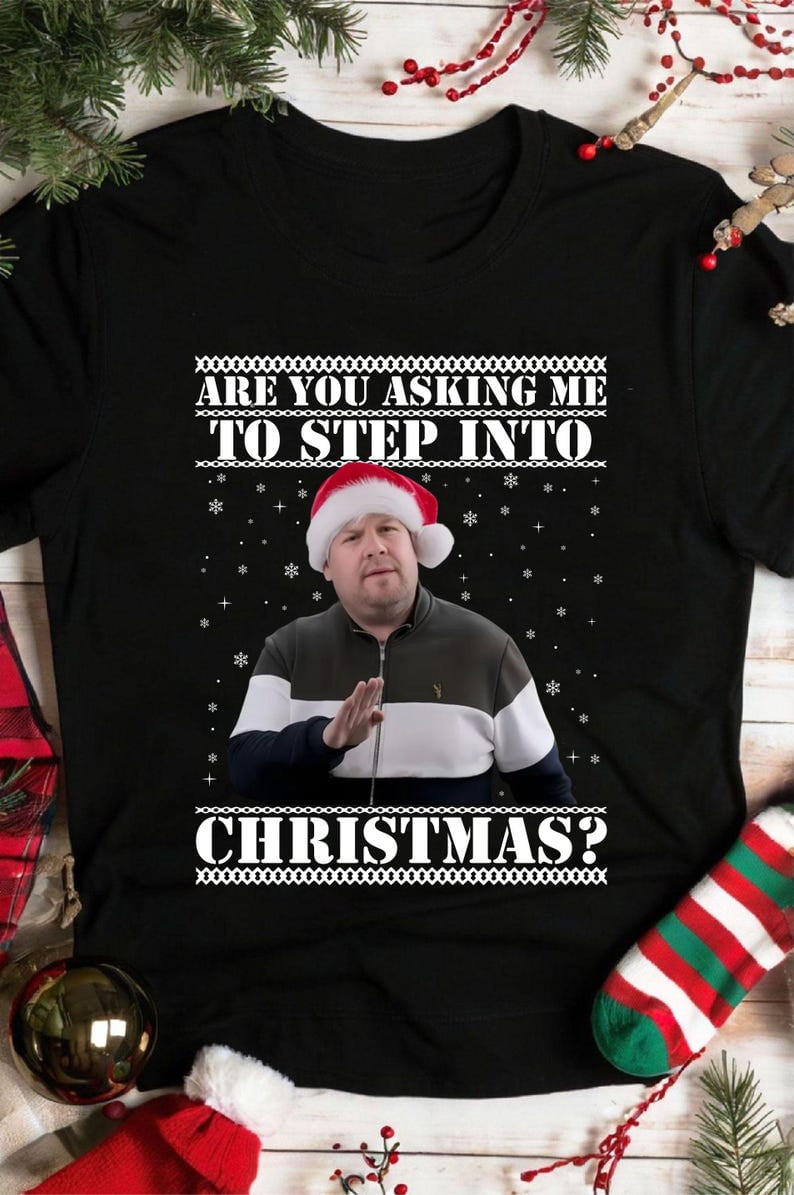 Step Into Christmas Smithy & Nessa T-Shirt Funny Gavin and Stacey Xmas ...