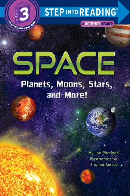 Step Into Reading Space: Planets, Moons, Stars, and More!, (Paperback ...