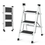 Rubbermaid EZ Step Folding 2-Step Stool, White - Walmart.com