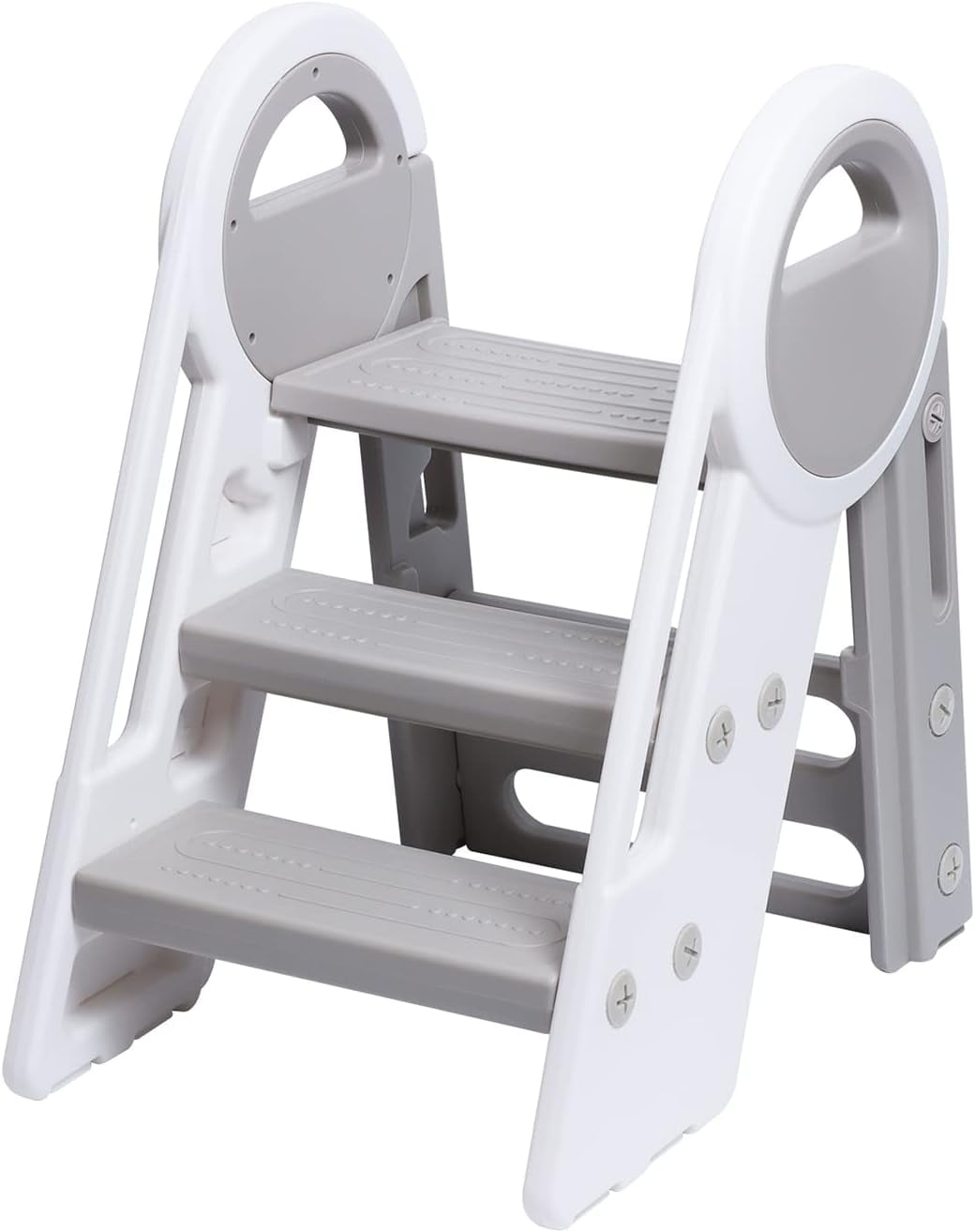 Step Ladder 3 Step Folding Toddler Step Stool for Kids Three Step ...