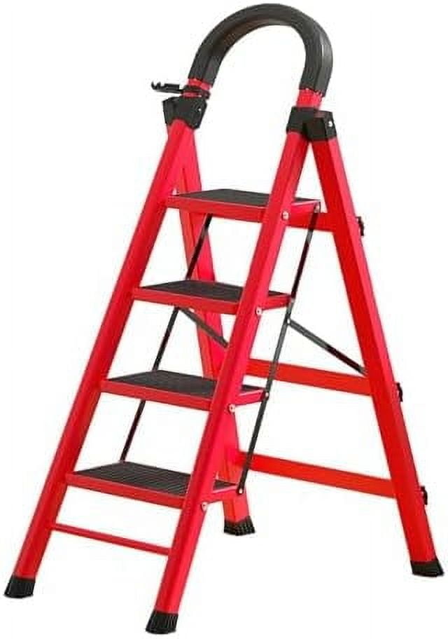 Step Ladder 4 Step Ladder Folding Step Stool,Step Stools for Adults, 4 ...