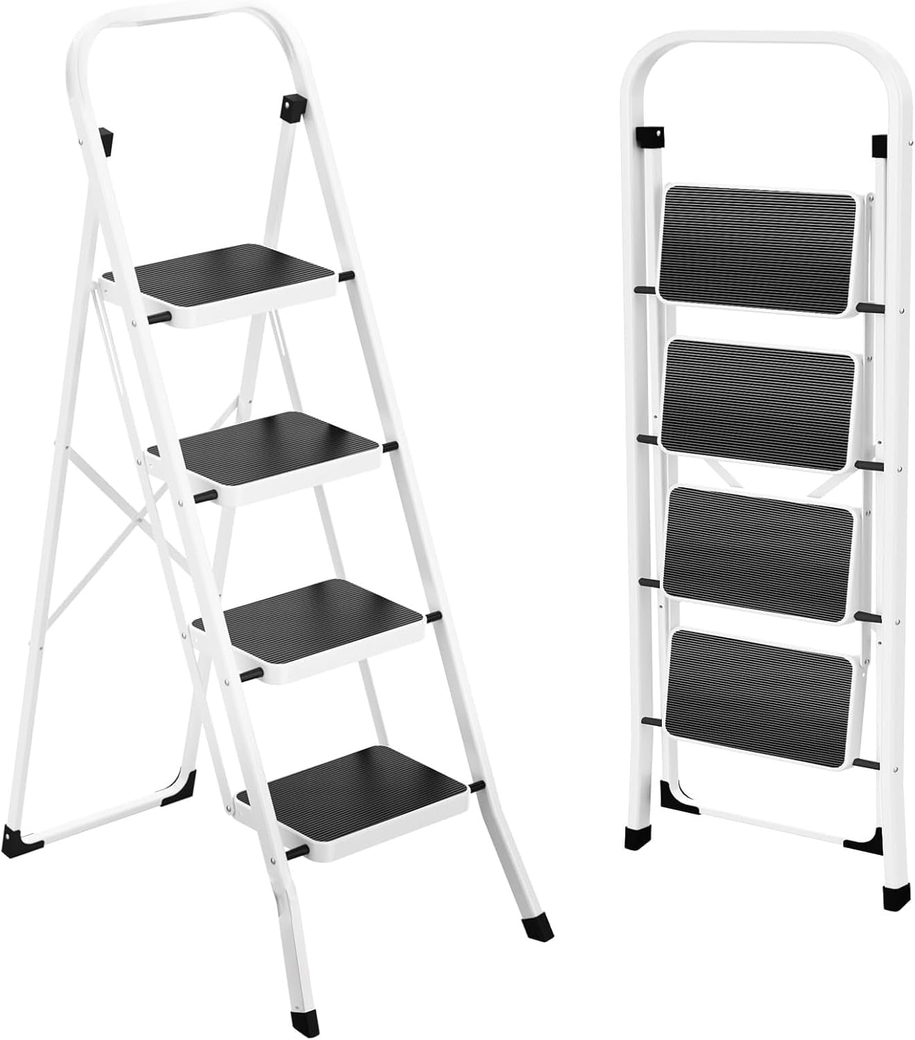 Step Ladder Folding Step Stool for Adults with Anti-Slip Pedal,330 lbs ...