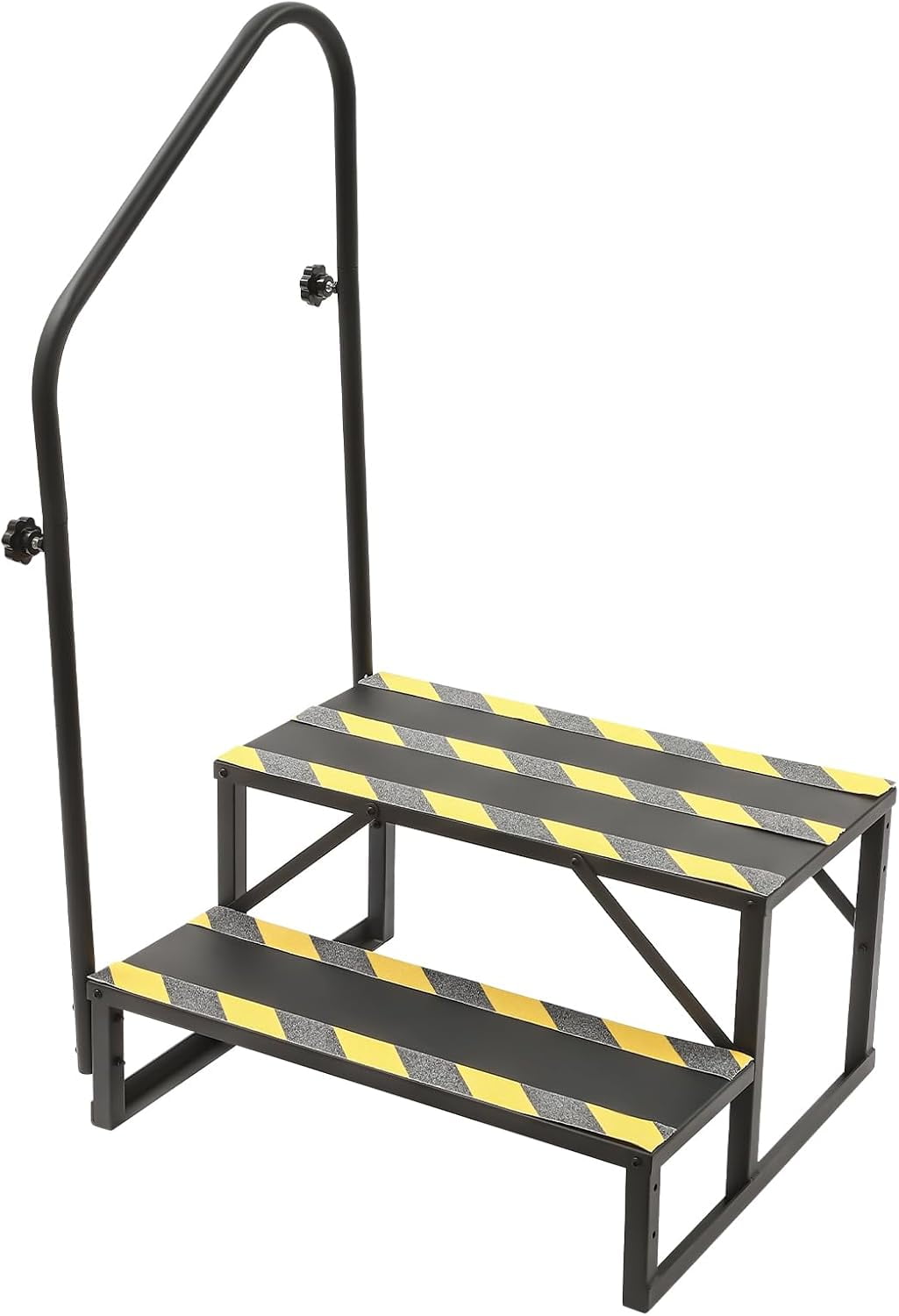 Step Ladder with Handrail, Heavy Duty Step Stool, Folding Step Ladder ...
