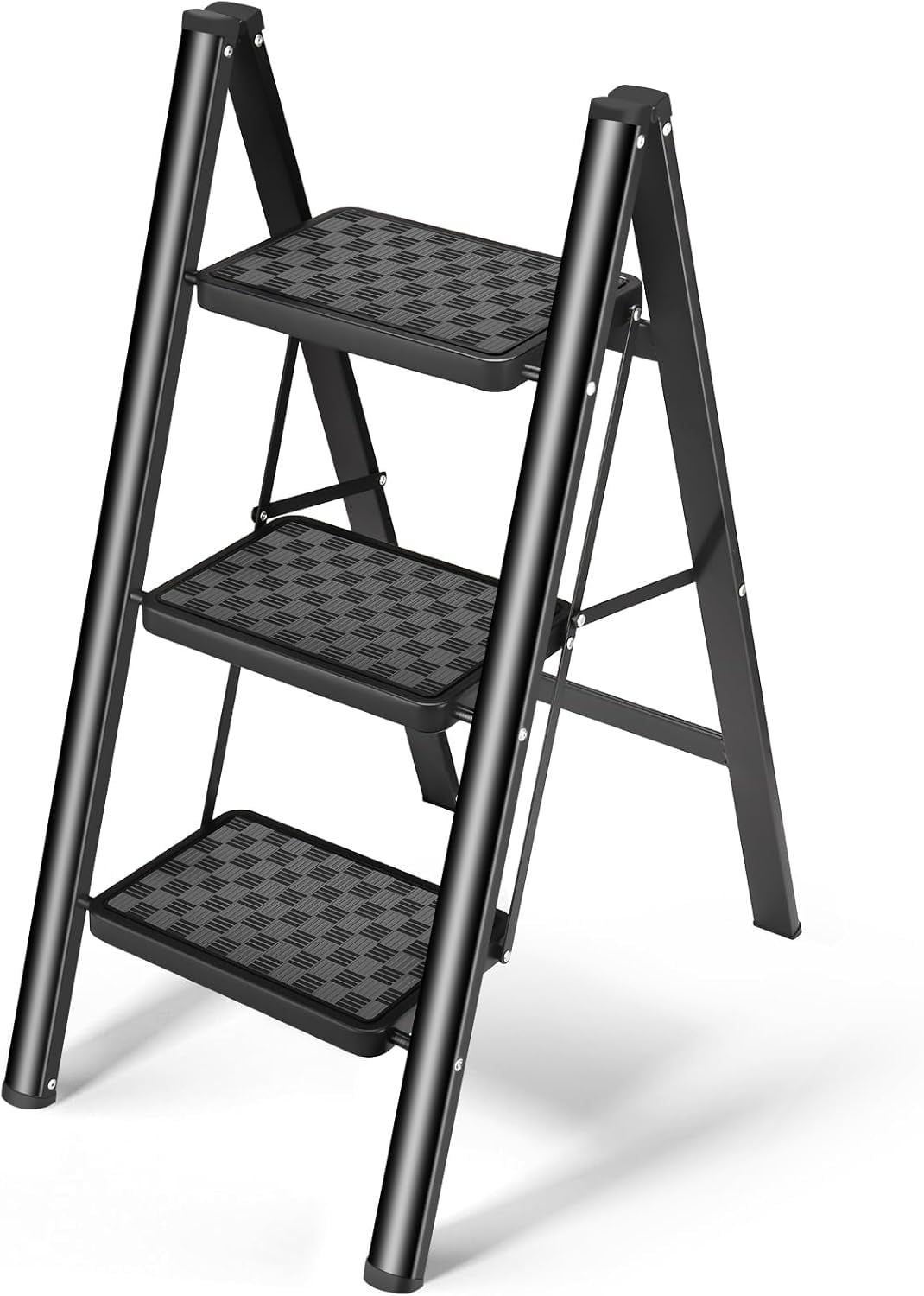 Step Ladder, Step Ladder Folding Step Stool, Portable Sturdy Steel ...