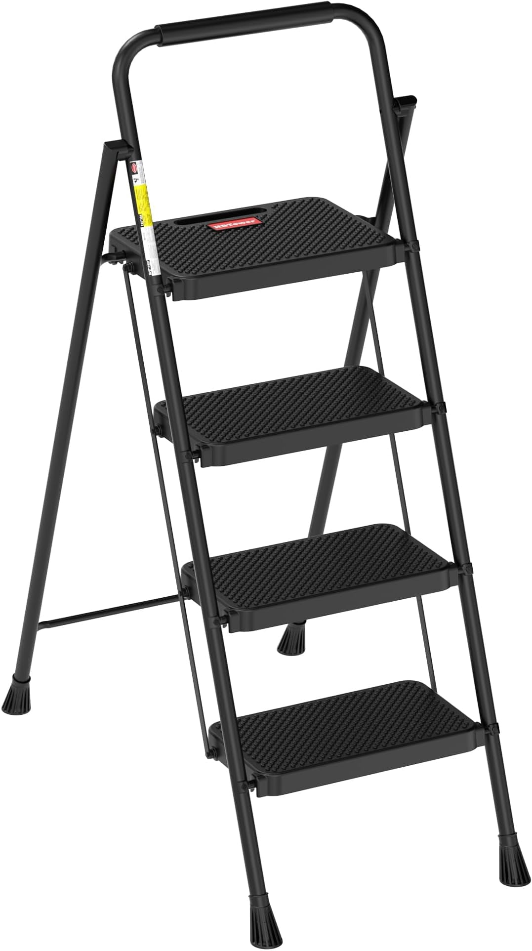 Step Ladder, Step Stool Foldable for Adults with Wide Anti-Slip Pedal ...