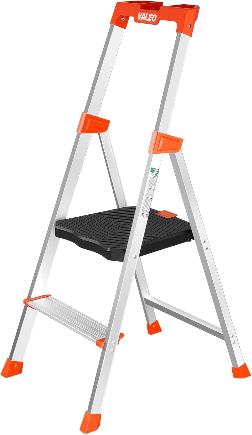 Step Ladder with XL Platform Step Aluminum Lightweight Folding Ladder ...