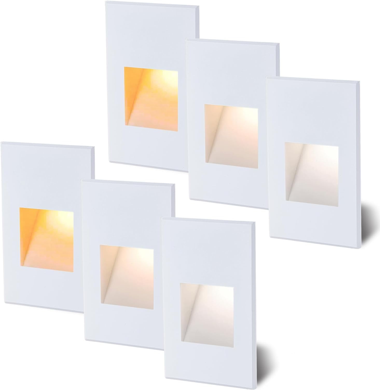 Step Lights Indoor Outdoor Stair Lights 120V Dimmable 3CCT 3000K/4000K ...