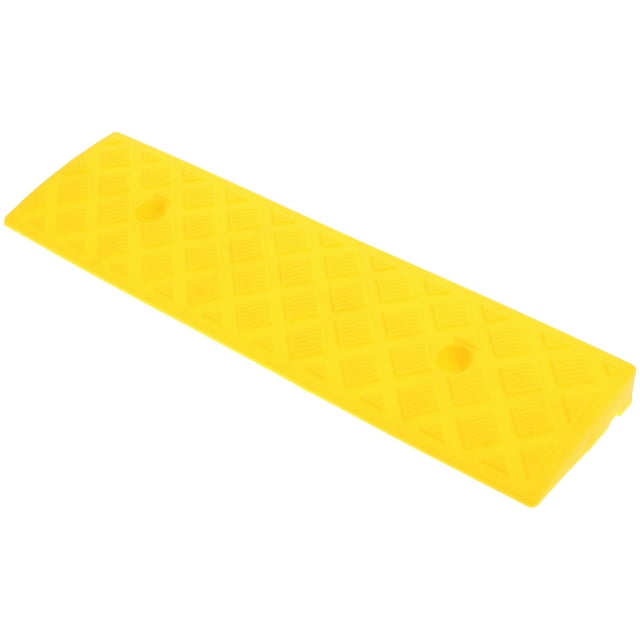 Yardwe Ramps Ramp Slope for Garage Motorcycle Yellow 1Pack 19.3X4.9X1 ...