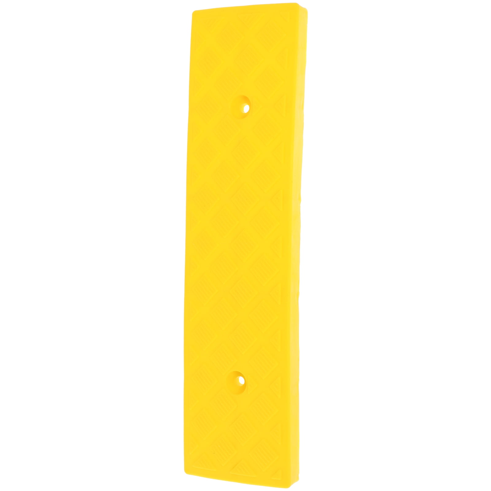 ifundom Plastic Car Curb Ramp Yellow with Anti Slip for Driveways ...