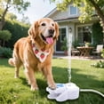 Step On Dog Water Fountain Activated Outdoor With Hose For Dogs Cats ...