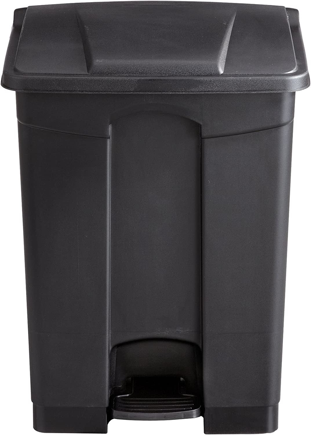 Step-On Indoor Plastic Trash Can or Home & Garage, Hands-Free Disposal ...