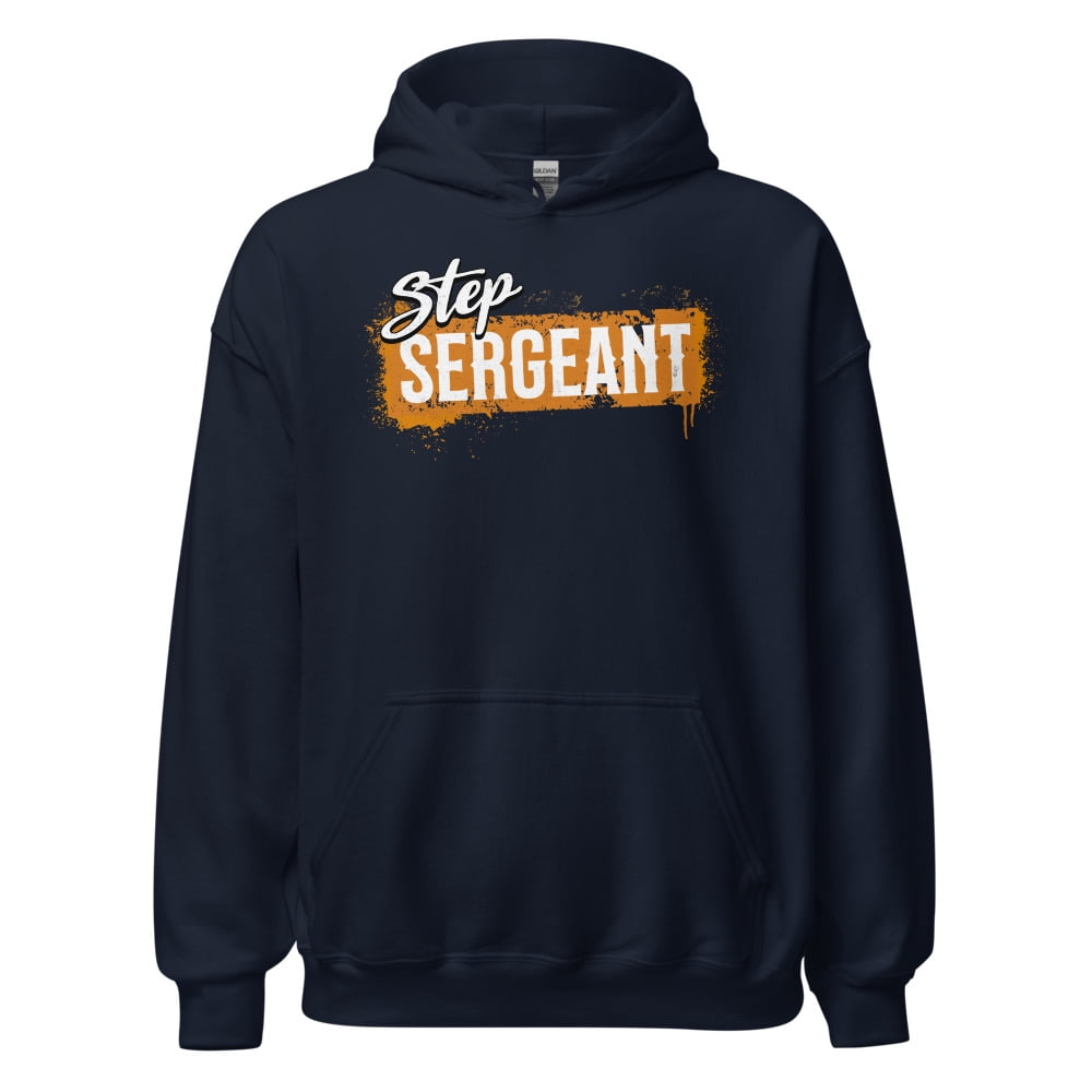 Step Sergeant Unisex Hoodie (Navy, 5XL) - Walmart.com
