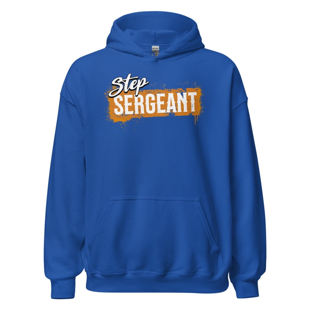 Step Sergeant Unisex Hoodie (Royal, M) - Walmart.com