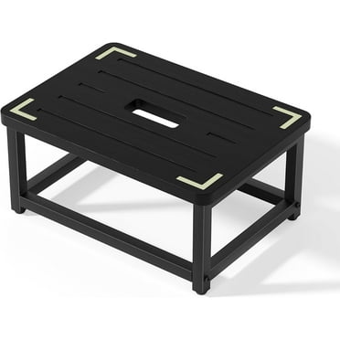 Good Ideas Stora Steps Lightweight Outdoor & Indoor Storage Step, Oak ...