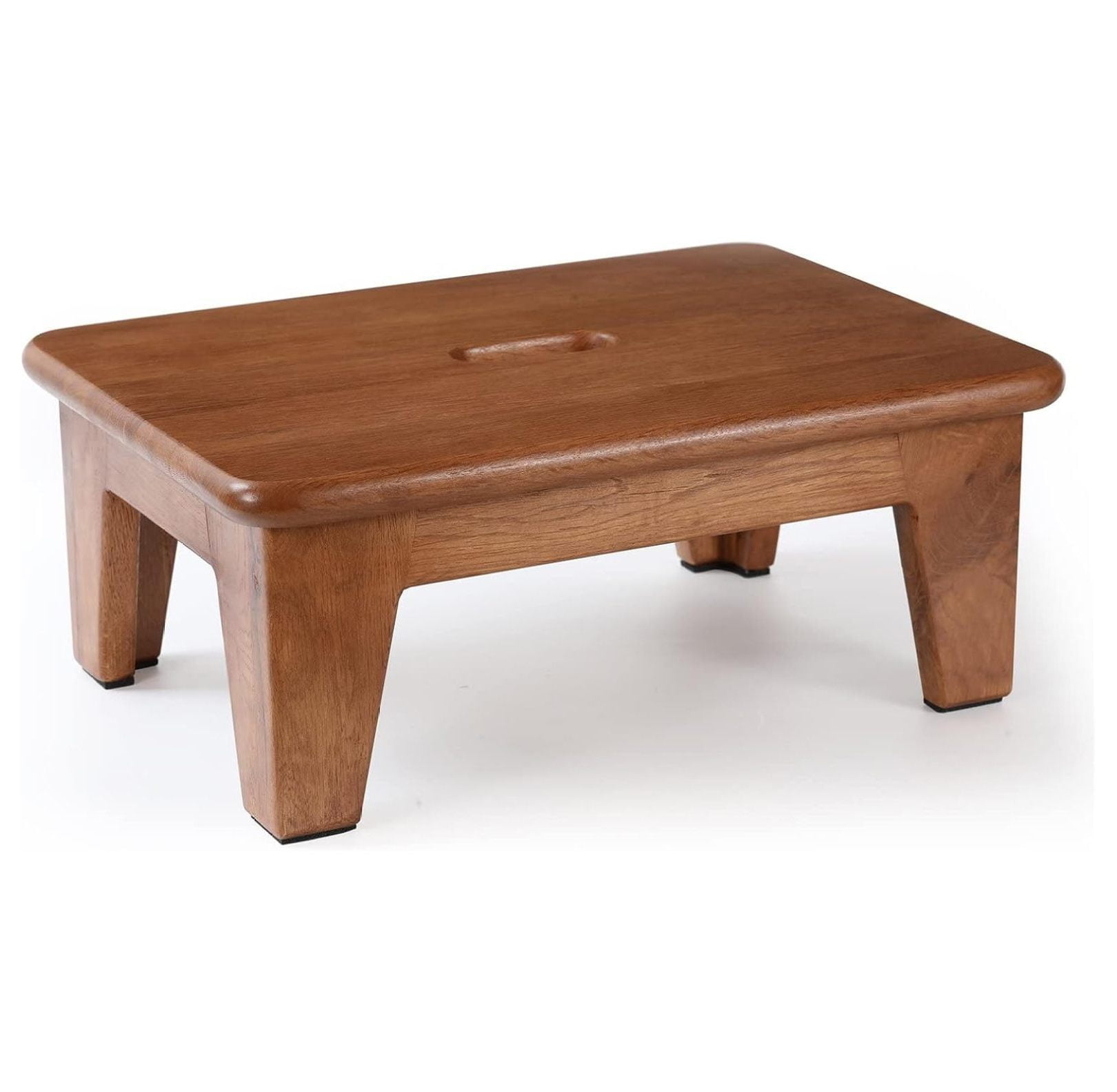 Step Stool for Bed, USA Grown Oak,Wooden Step Stool for Adults, Wood ...